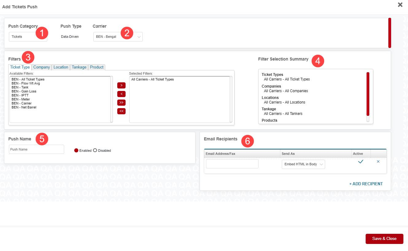 How to Set up a Push – Transport4