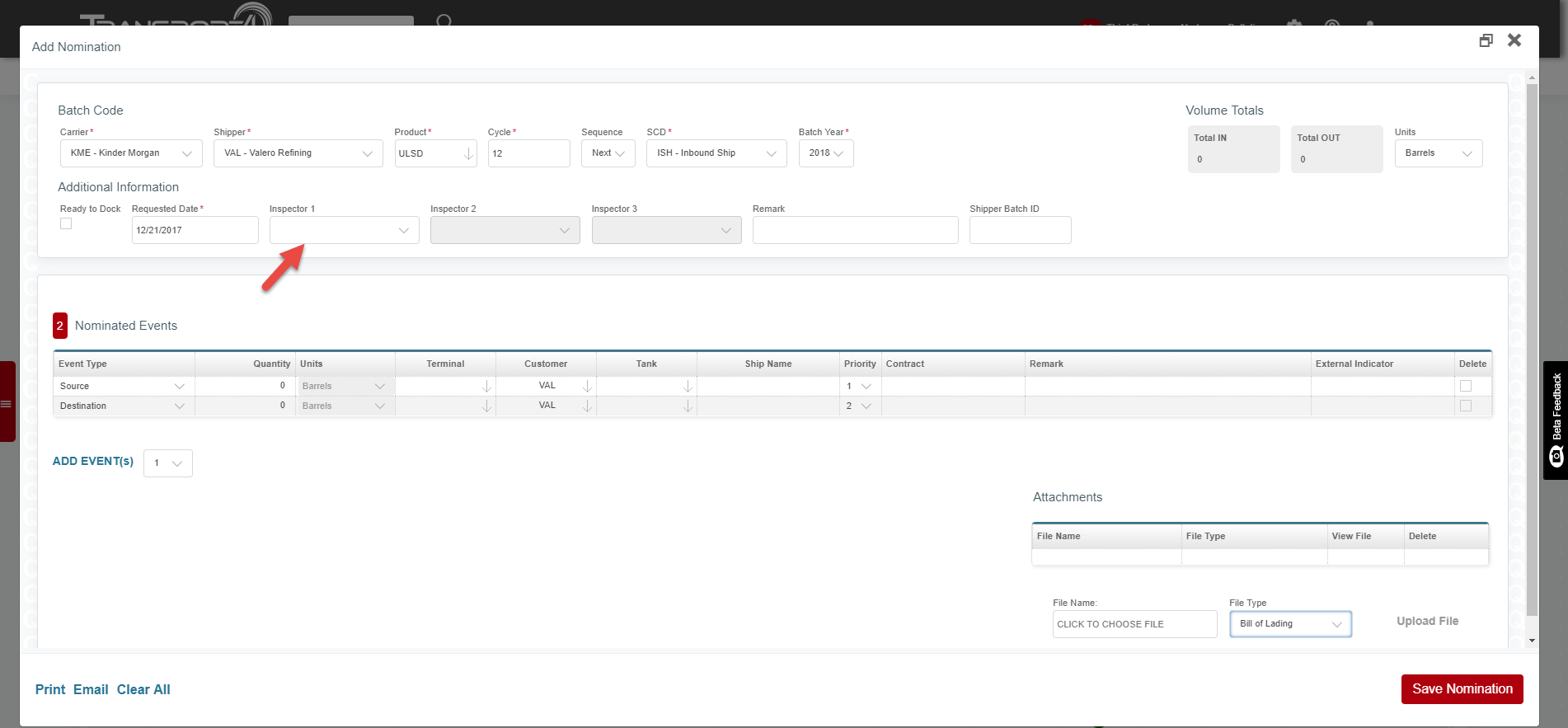 Kinder Morgan Terminal Nominations | An Overview – Transport4