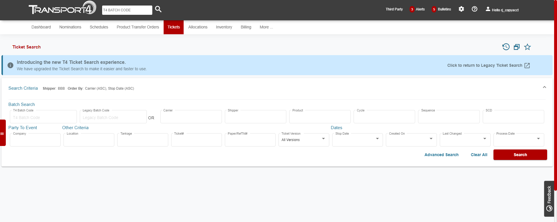 Tickets – Transport4