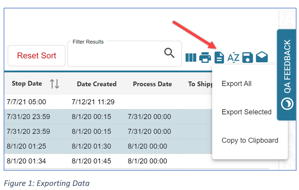How to Export Data to CSV File – Transport4